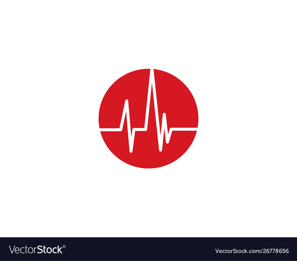Pulse line Royalty Free Vector Image - VectorStock