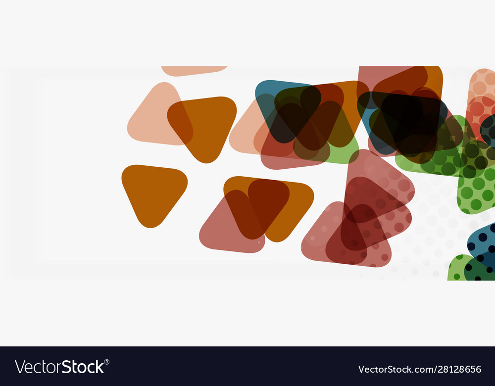 Triangle geometric abstract composition Royalty Free Vector