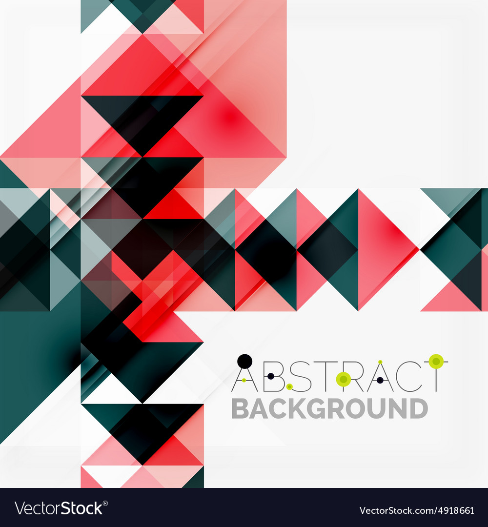 Abstract geometric background modern overlapping Vector Image