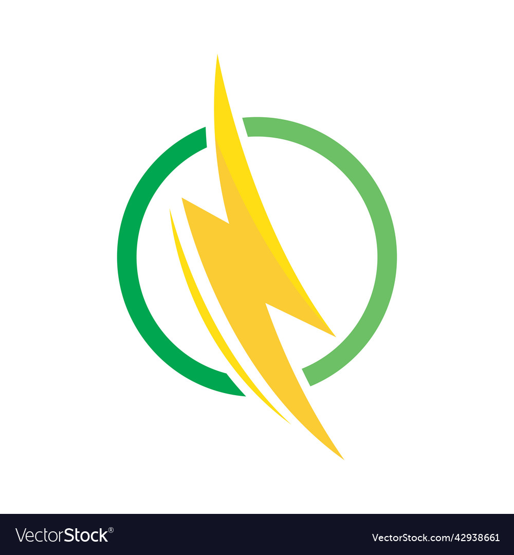 Lightning logo Royalty Free Vector Image - VectorStock