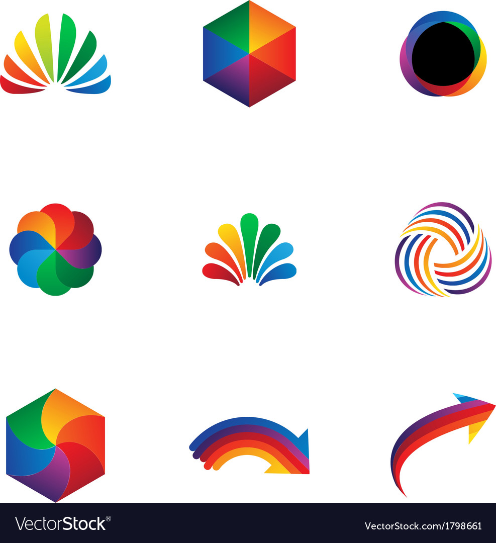 Logo elements Royalty Free Vector Image - VectorStock