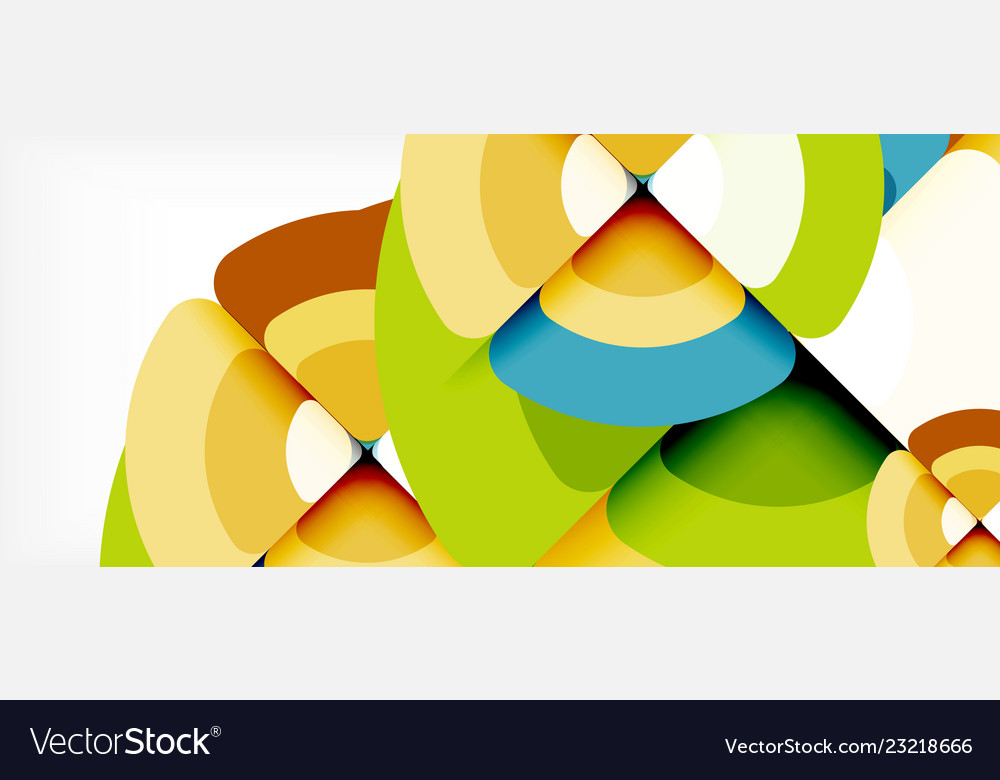 Circle abstract background Royalty Free Vector Image