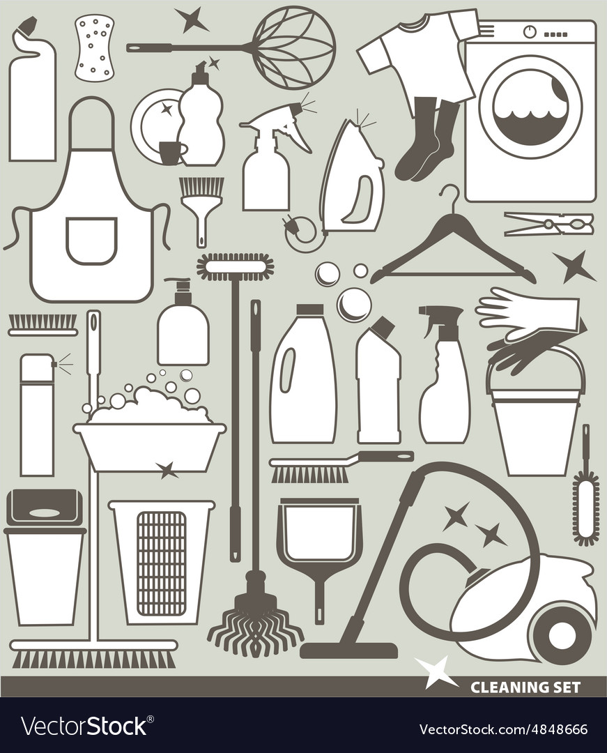 Cleaning background Royalty Free Vector Image - VectorStock