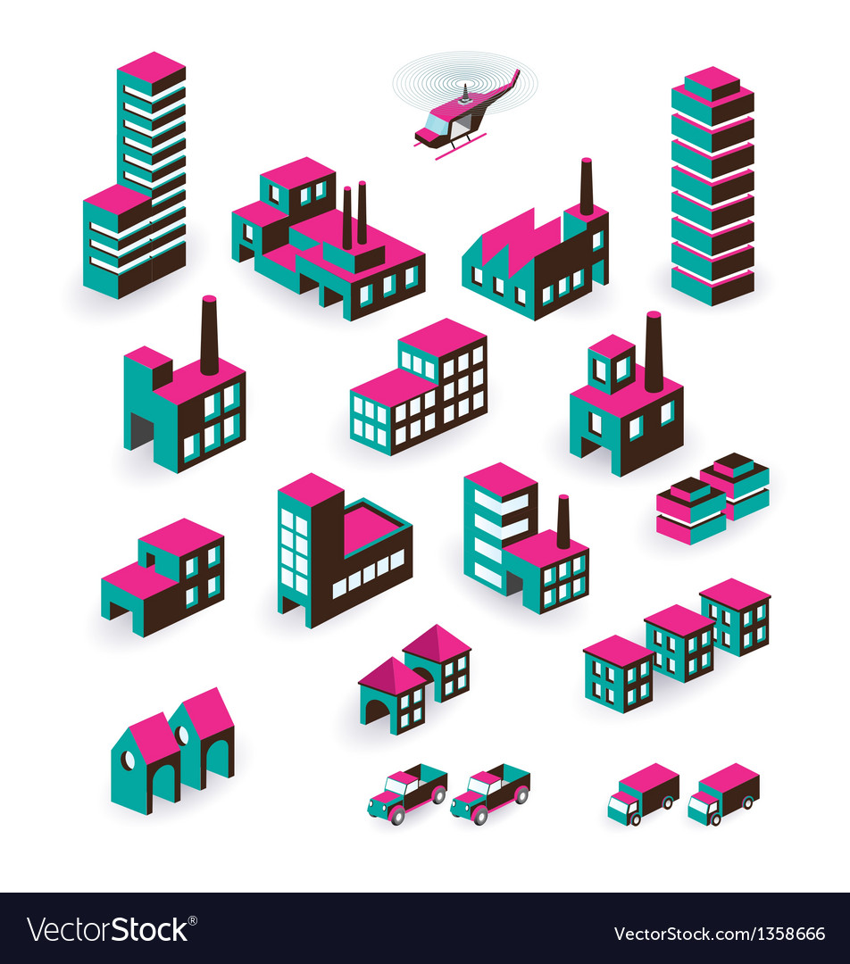 Isometric Royalty Free Vector Image - VectorStock