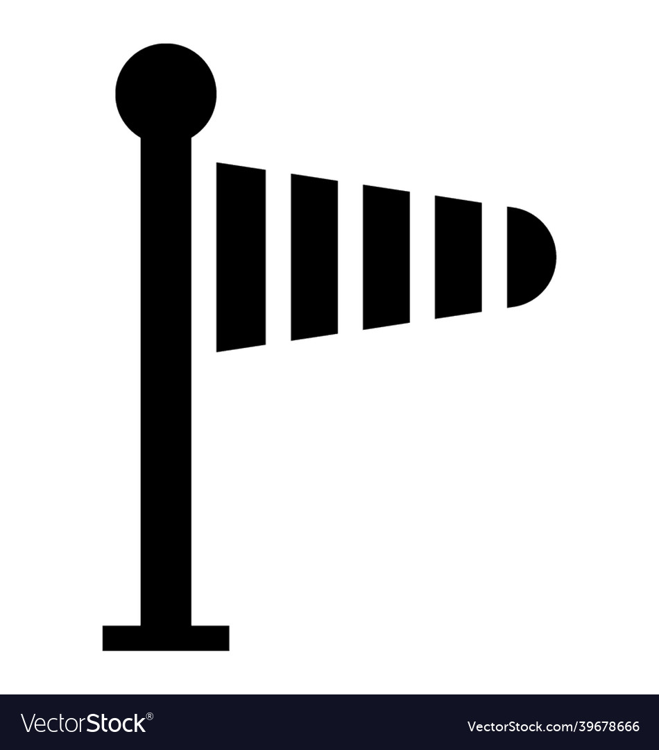 Windsock Royalty Free Vector Image - VectorStock