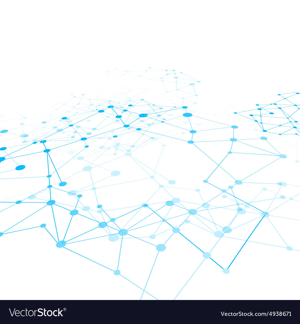 Abstract Background Network Connect Concept 009 Vector Image