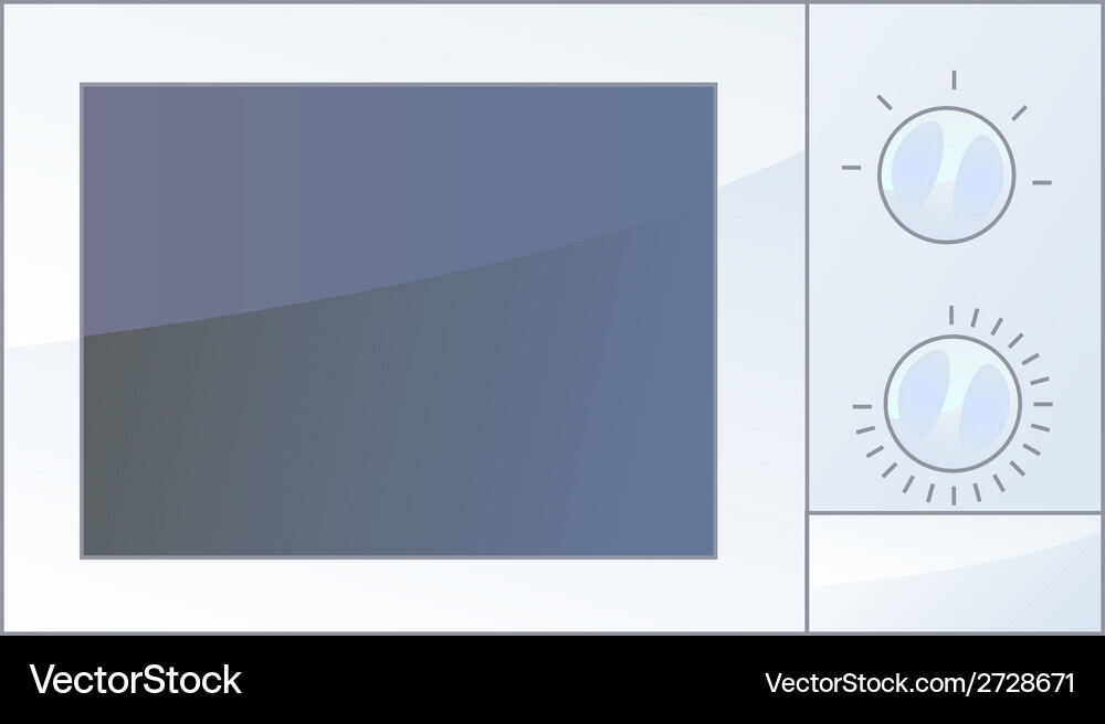 Microwave oven Royalty Free Vector Image - VectorStock