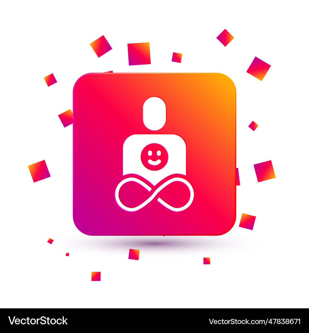 White friends forever icon isolated on Royalty Free Vector