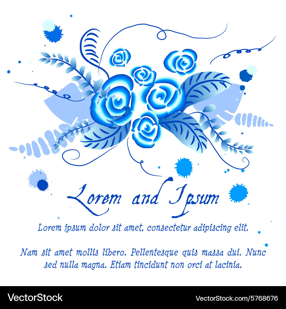 Abstract floral background Royalty Free Vector Image