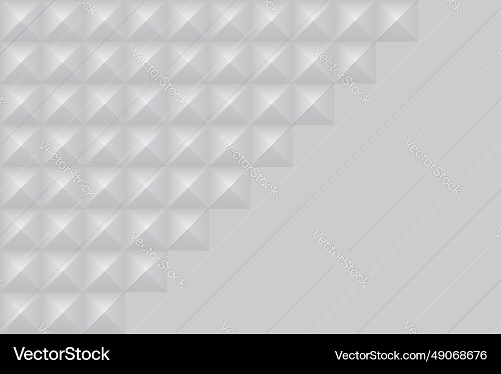 Grey background of geometric shapes Royalty Free Vector