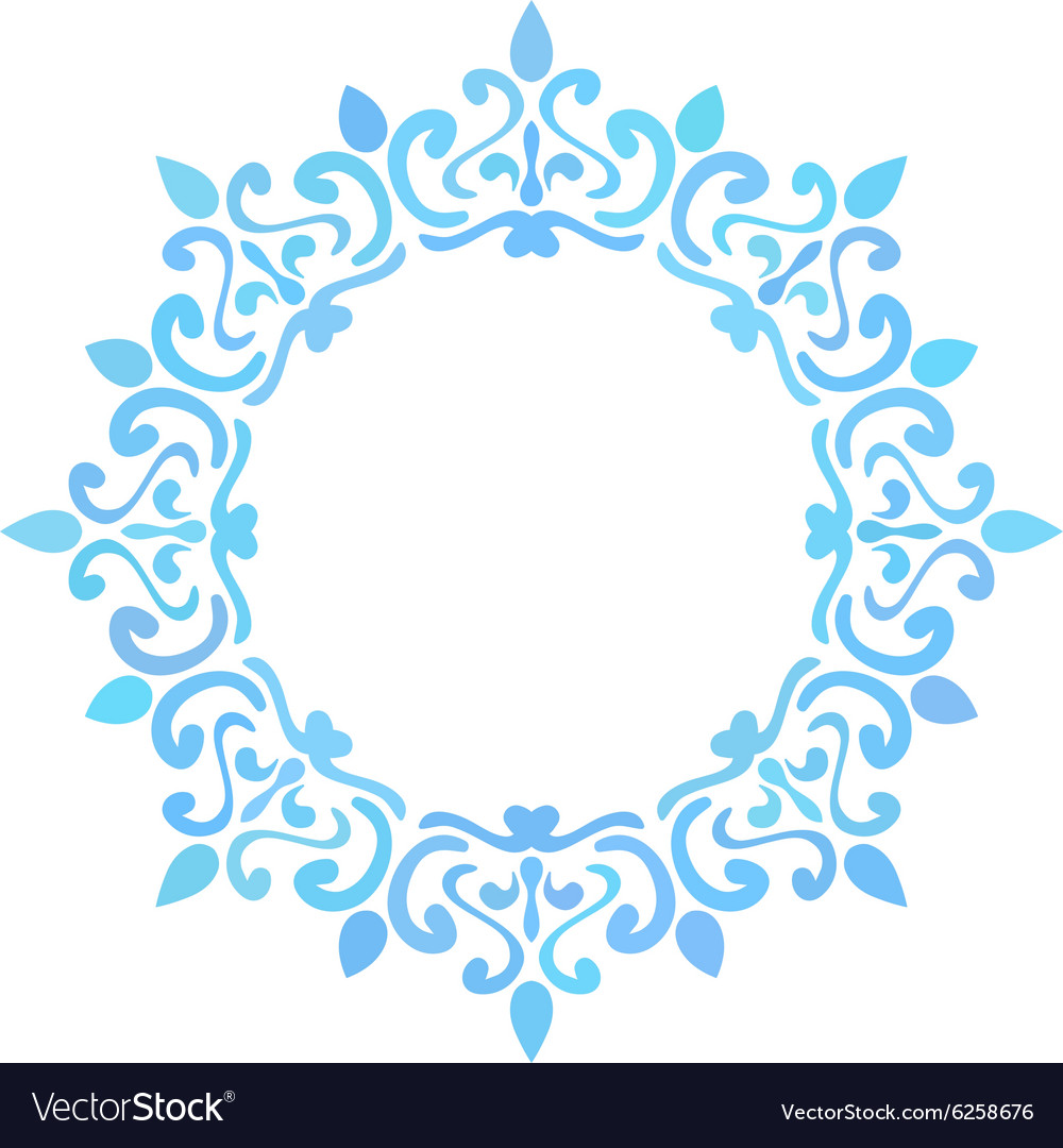 Round frame Royalty Free Vector Image - VectorStock