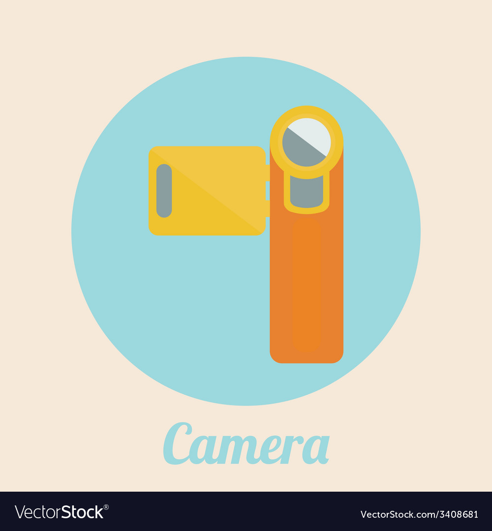 Camera design Royalty Free Vector Image - VectorStock