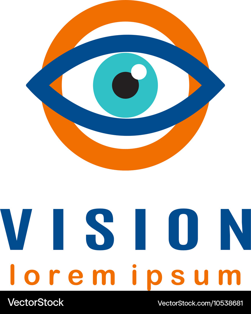 Eye logo template Royalty Free Vector Image - VectorStock