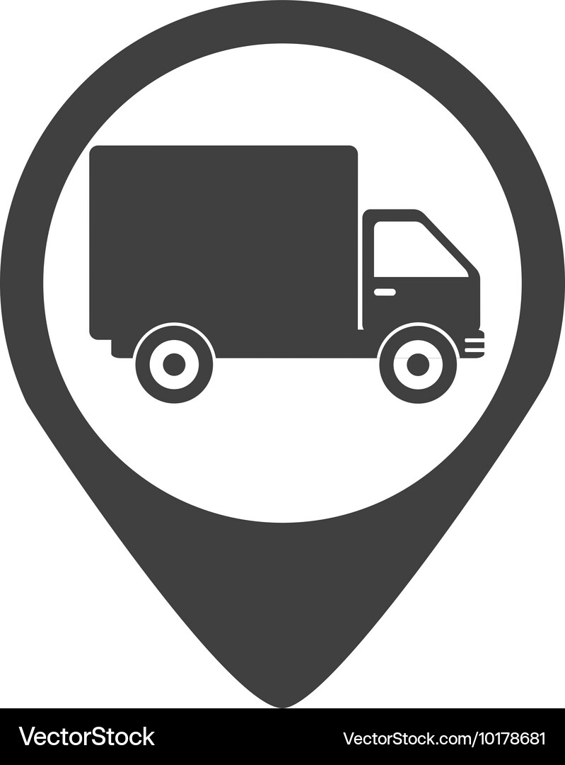 Truck delivery transport icon Royalty Free Vector Image