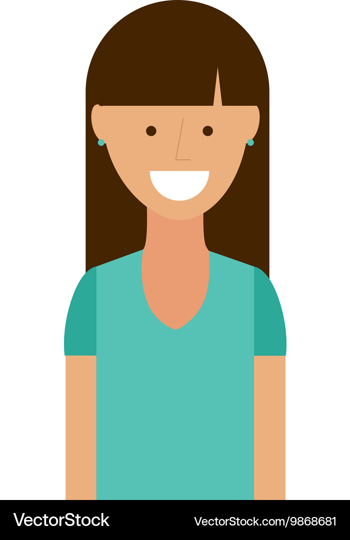 Woman female young icon Royalty Free Vector Image