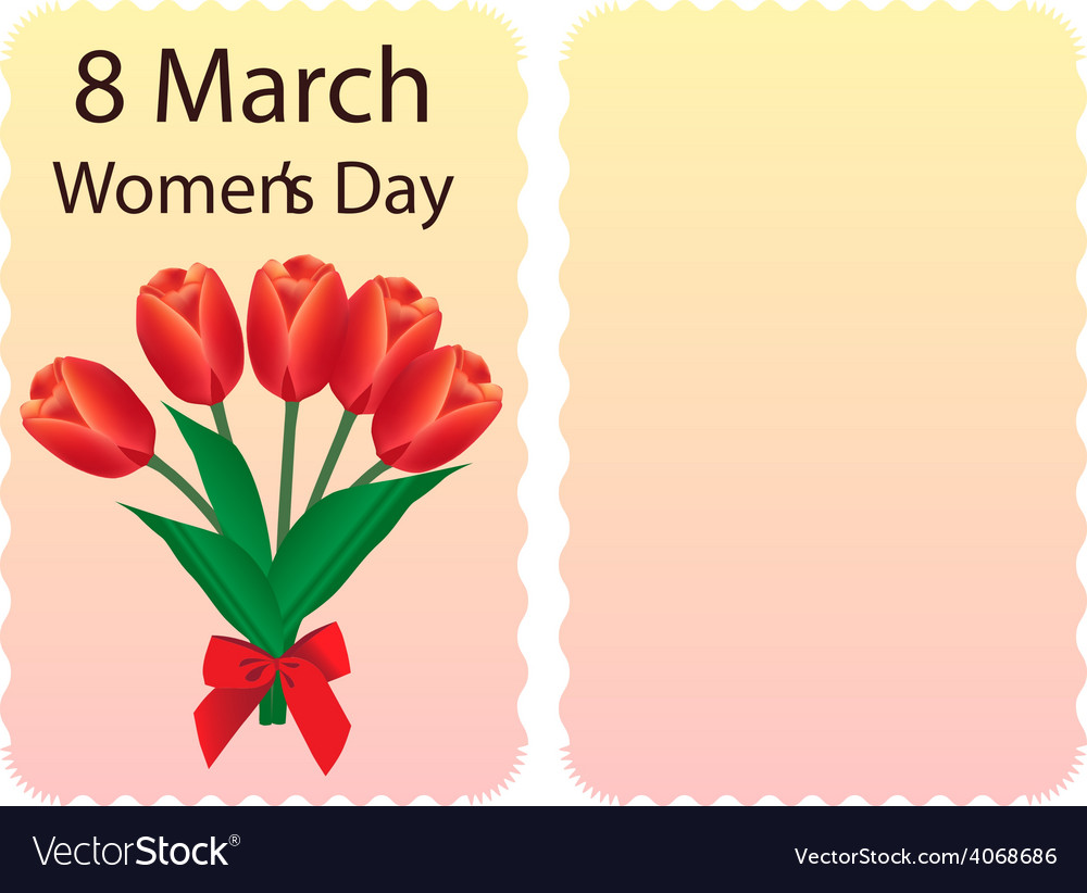 8 march Royalty Free Vector Image - VectorStock