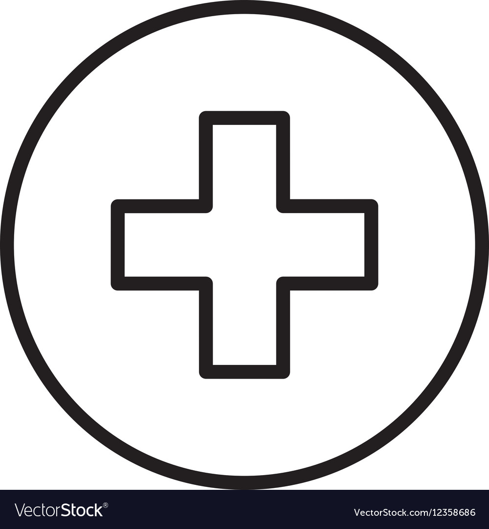 Addition Plus Sign Royalty Free Vector Image - Vectorstock