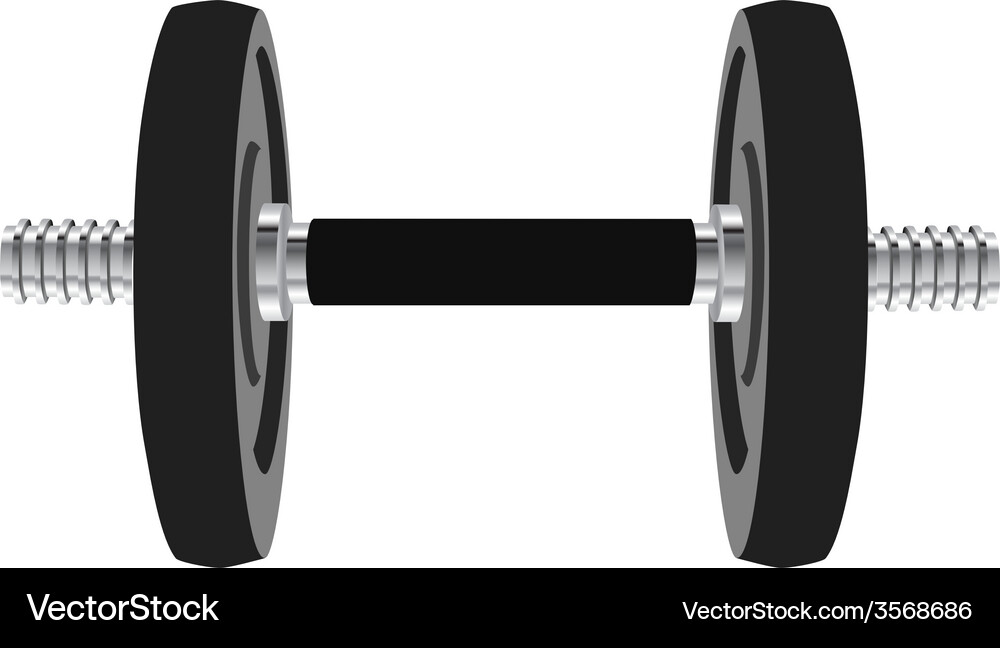 Dumbbell Royalty Free Vector Image - VectorStock
