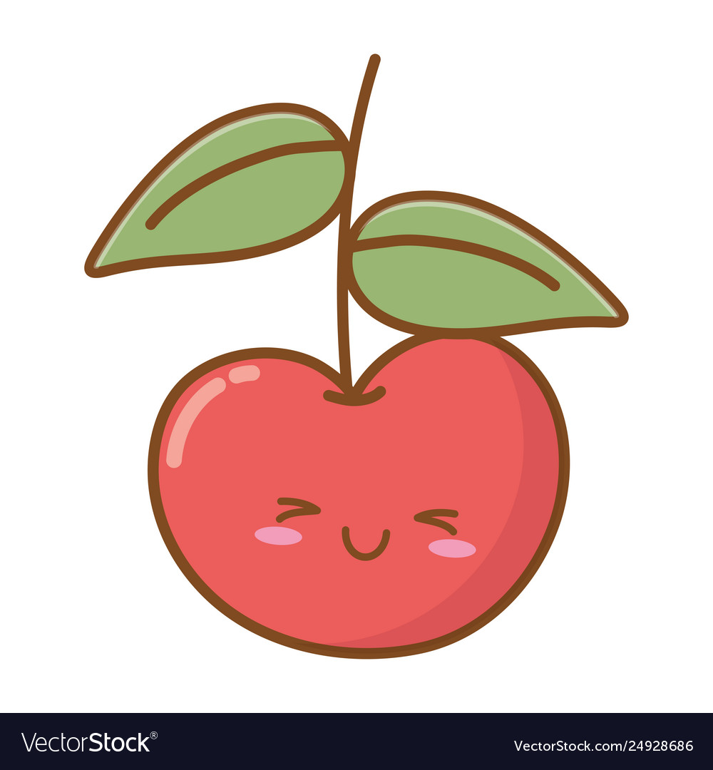 Smiling cherry icon Royalty Free Vector Image - VectorStock