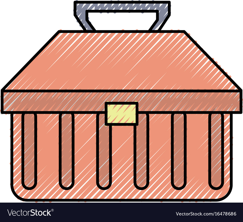 Tools box kit Royalty Free Vector Image - VectorStock