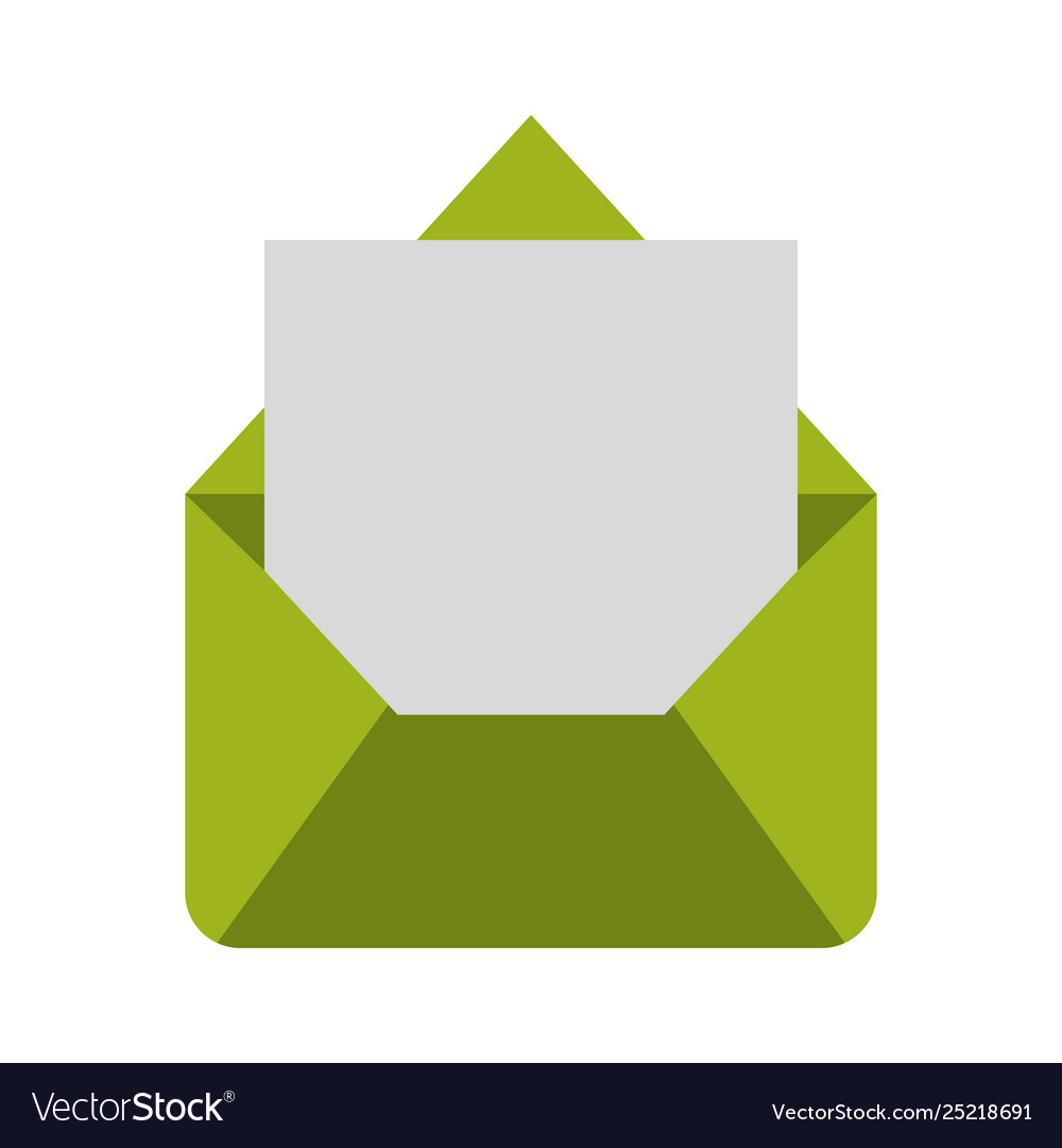 Envelope email cartoon Royalty Free Vector Image