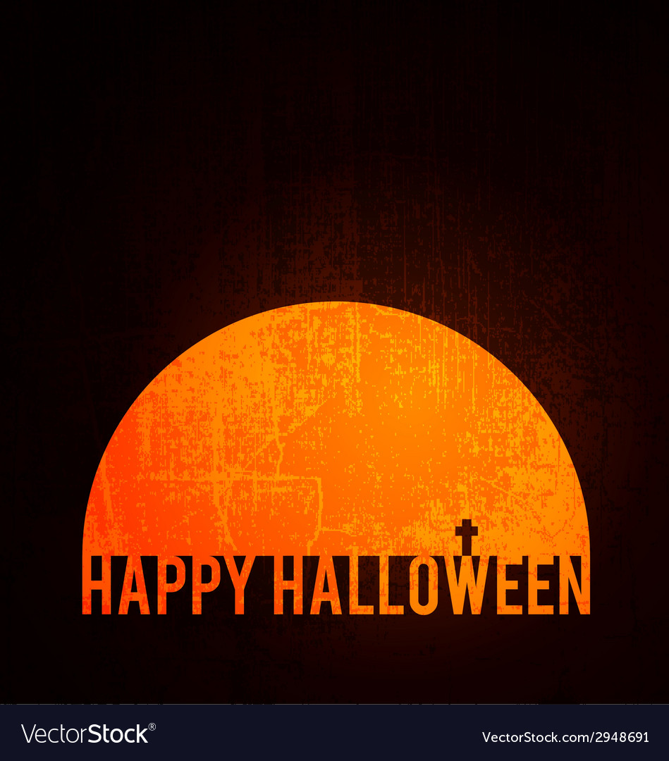 Happy halloween poster Royalty Free Vector Image