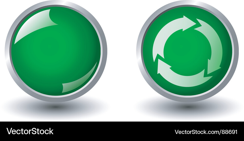 Recycling Icon Set Royalty Free Vector Image - VectorStock