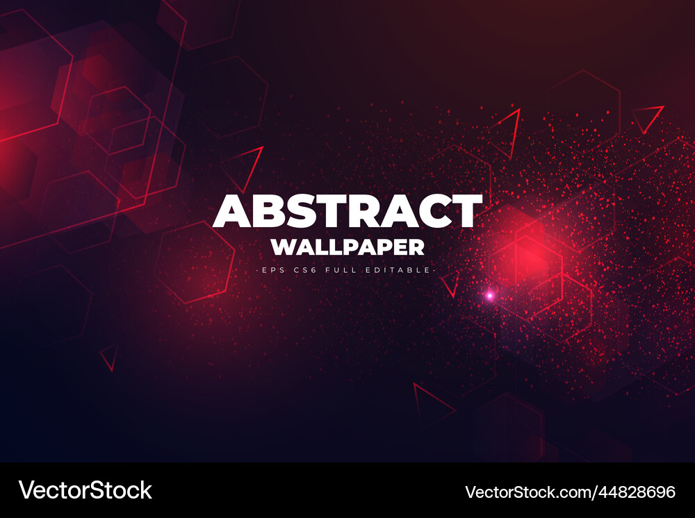 Abstract wallpaper background with futuristic red Vector Image