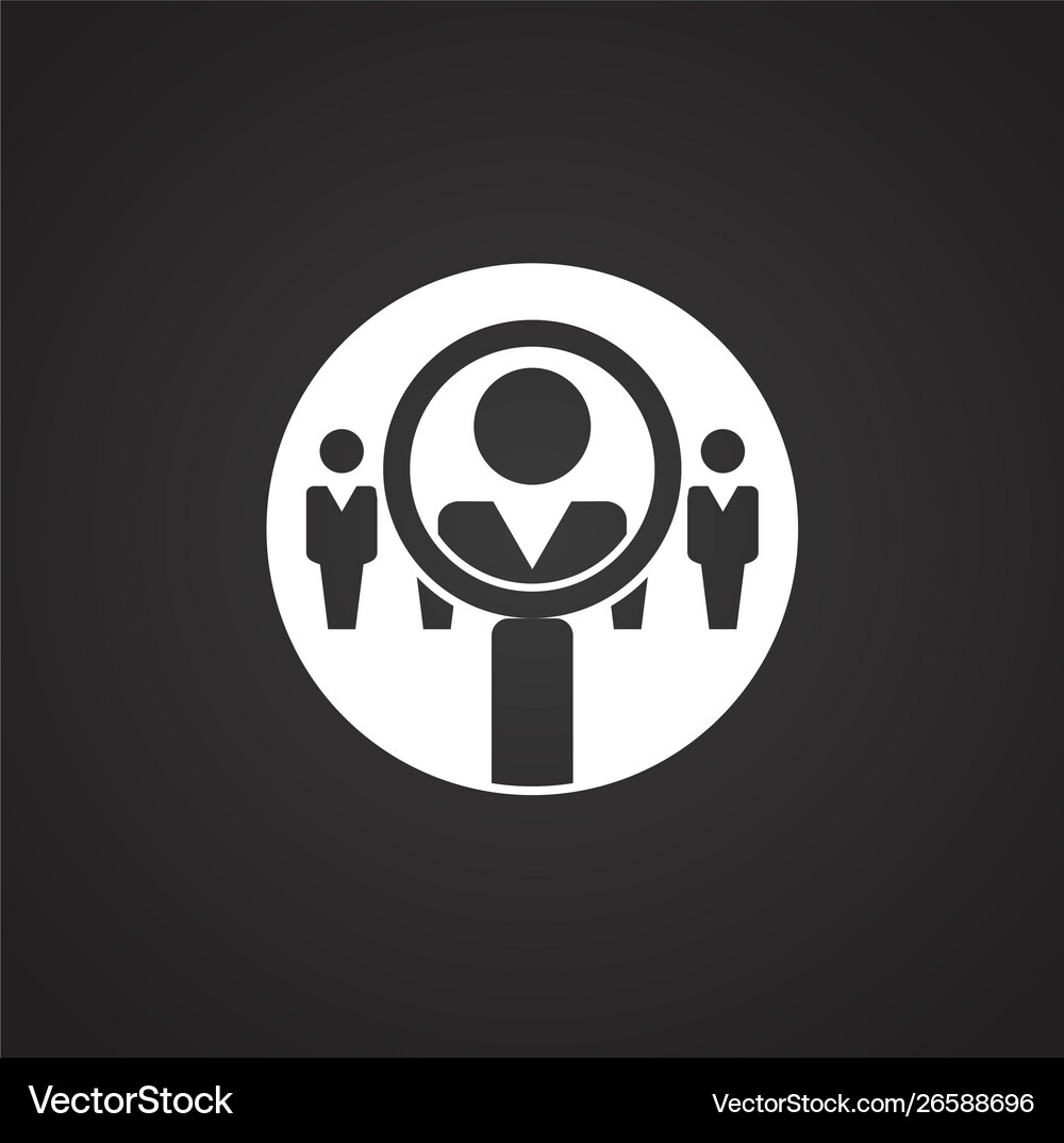 Business people related icon on background Vector Image