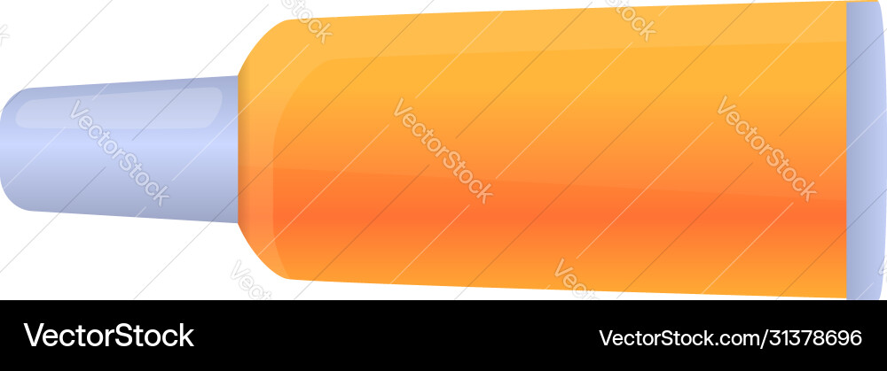Cuticle cream icon cartoon style Royalty Free Vector Image