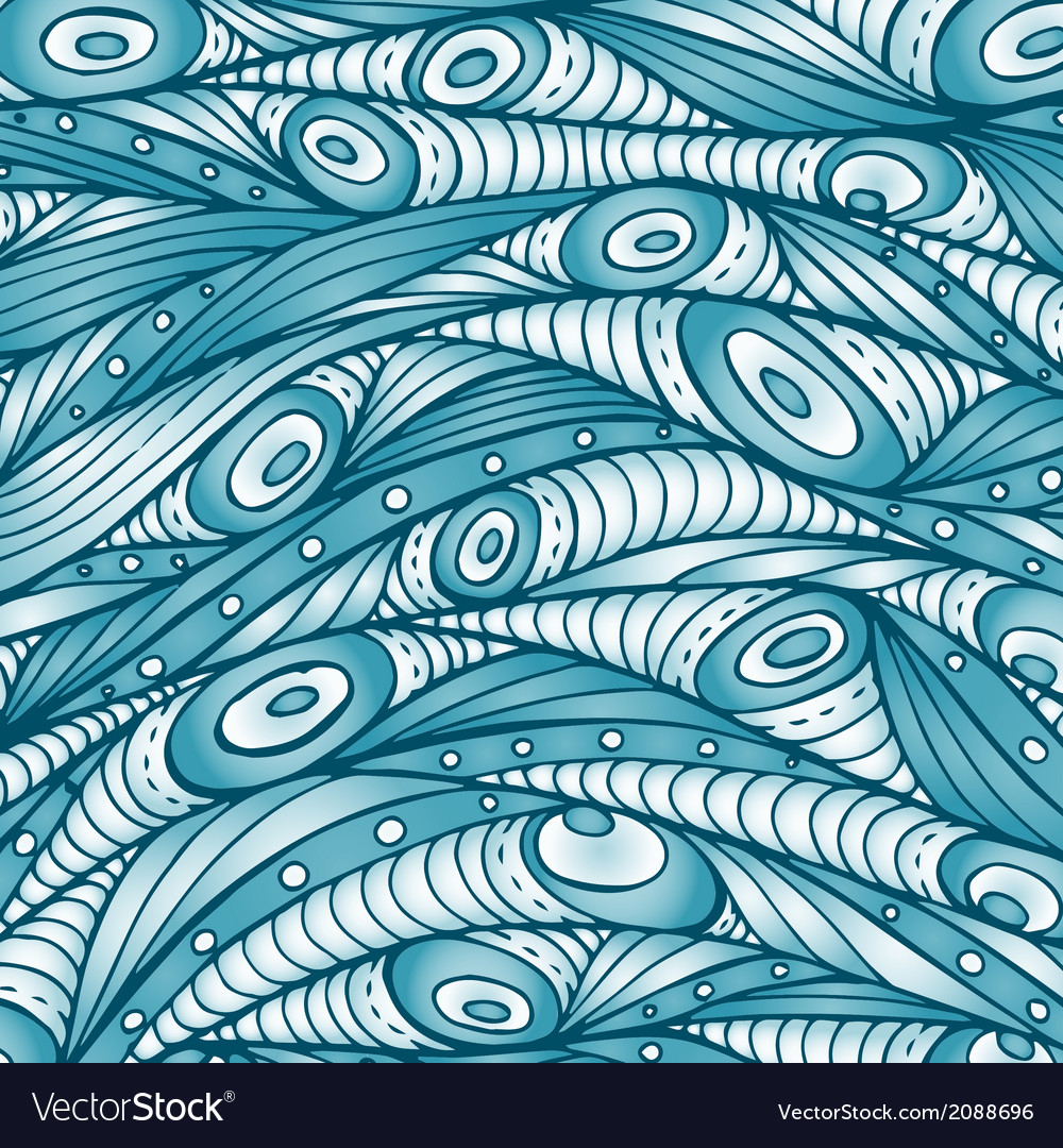 Decorative waves background Royalty Free Vector Image