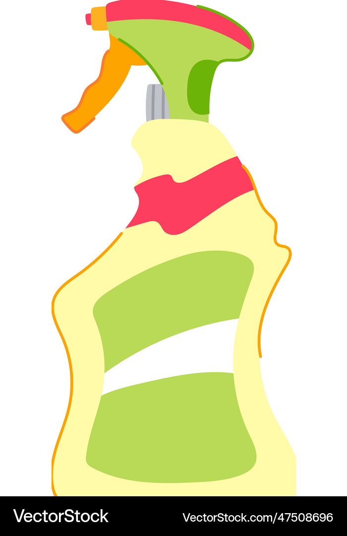 Spray glass cleaner cartoon Royalty Free Vector Image