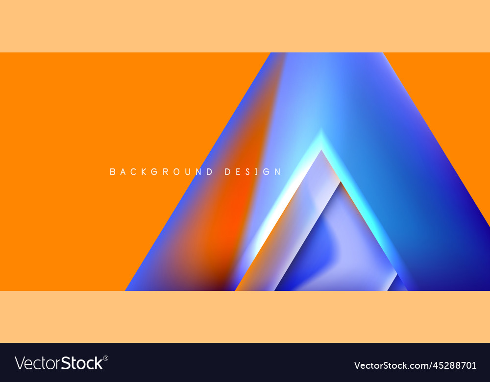 Abstract background with overlapping triangles Vector Image