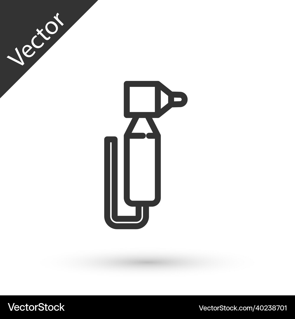 Dental Handpiece Icon - Tooth Drill Royalty Free Vector