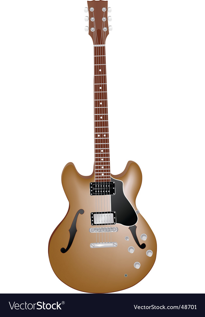 Guitar Royalty Free Vector Image - VectorStock