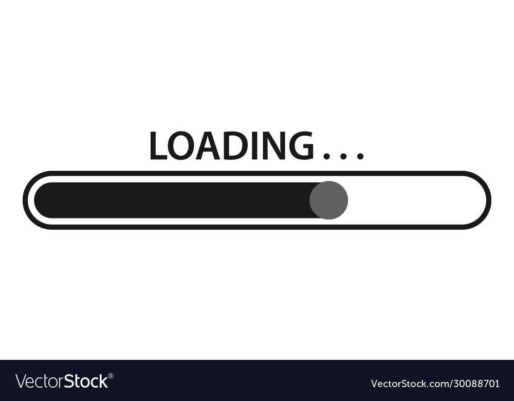 Loading icon Royalty Free Vector Image - VectorStock