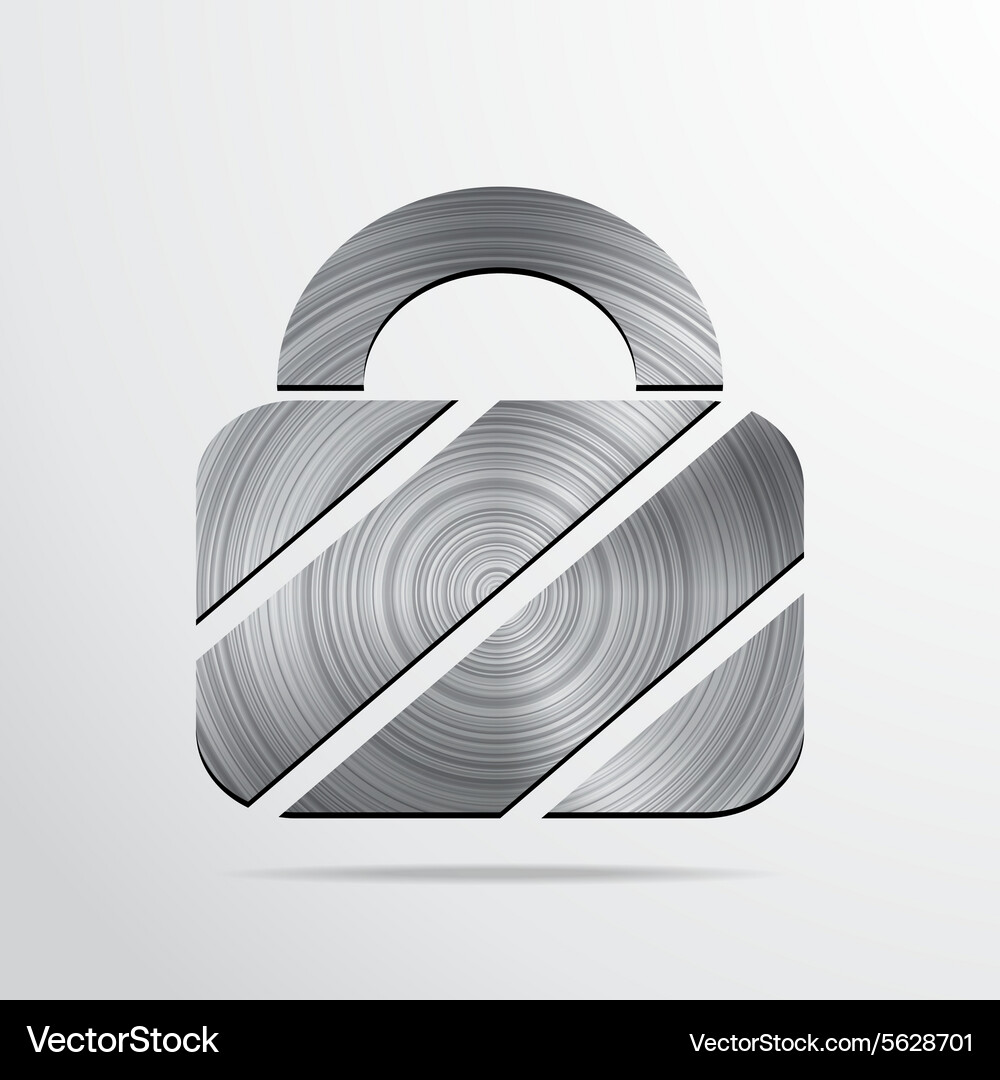 Padlock web icon background Royalty Free Vector Image