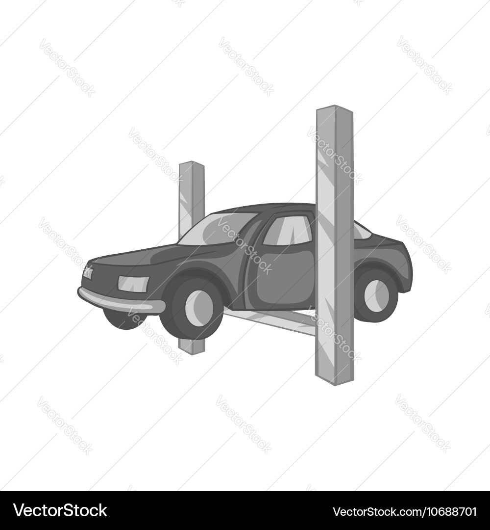 Repair machine icon black monochrome style Vector Image