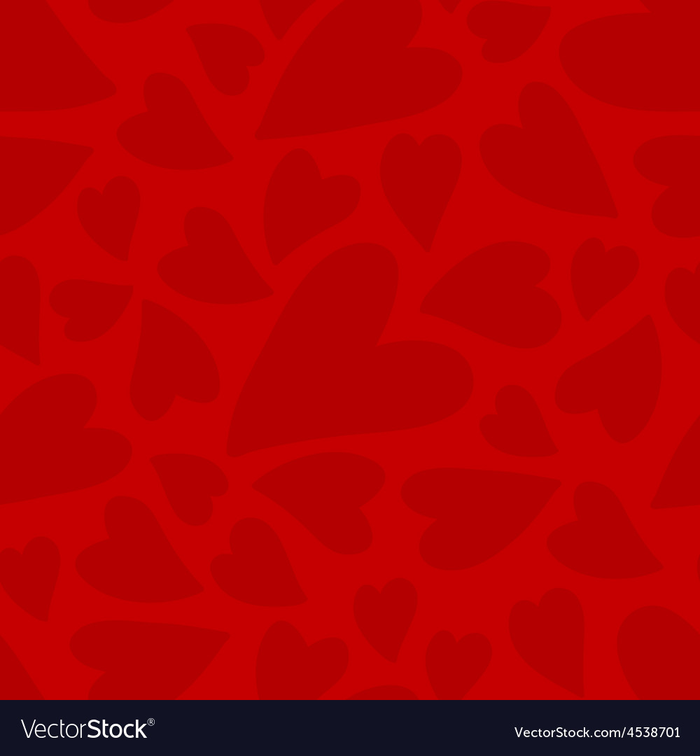 Seamless pattern with hearts Royalty Free Vector Image