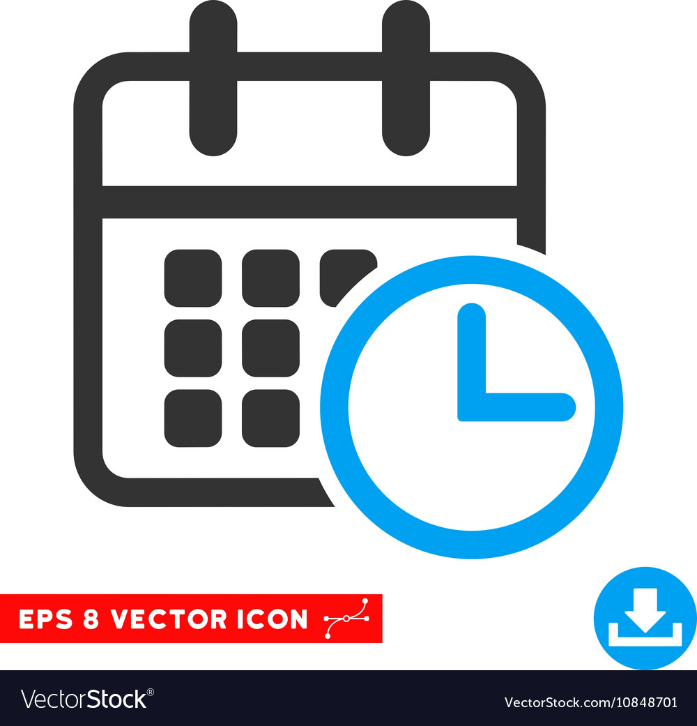 Timetable eps icon Royalty Free Vector Image - VectorStock