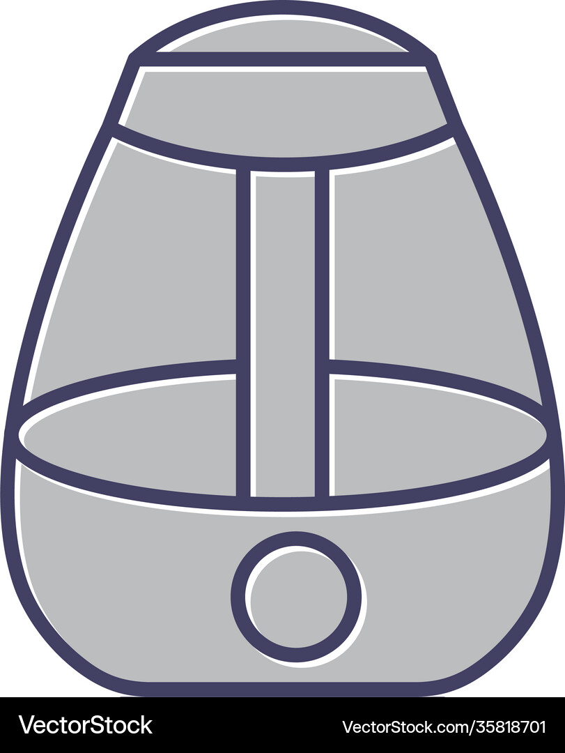 Unique humidifier line icon Royalty Free Vector Image