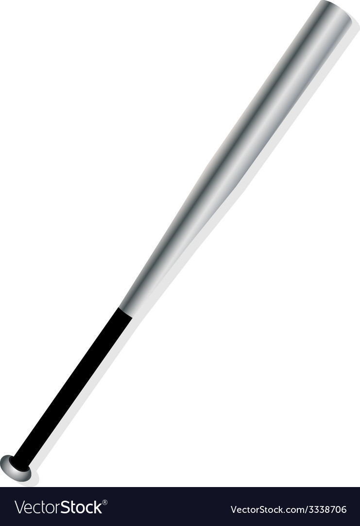 Baseball bat Royalty Free Vector Image - VectorStock