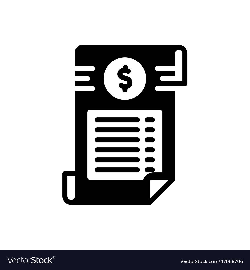 Invoice Royalty Free Vector Image - VectorStock
