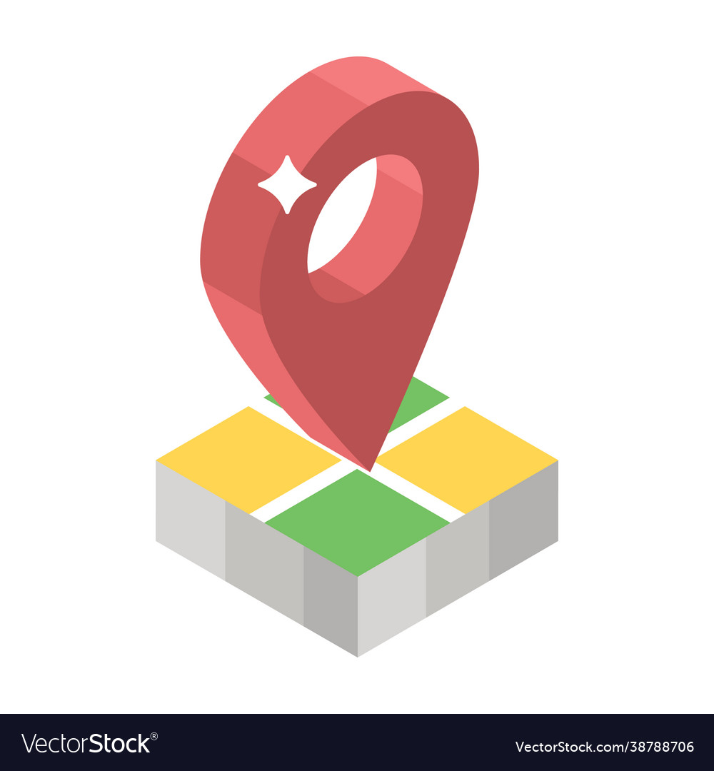 Map location Royalty Free Vector Image - VectorStock