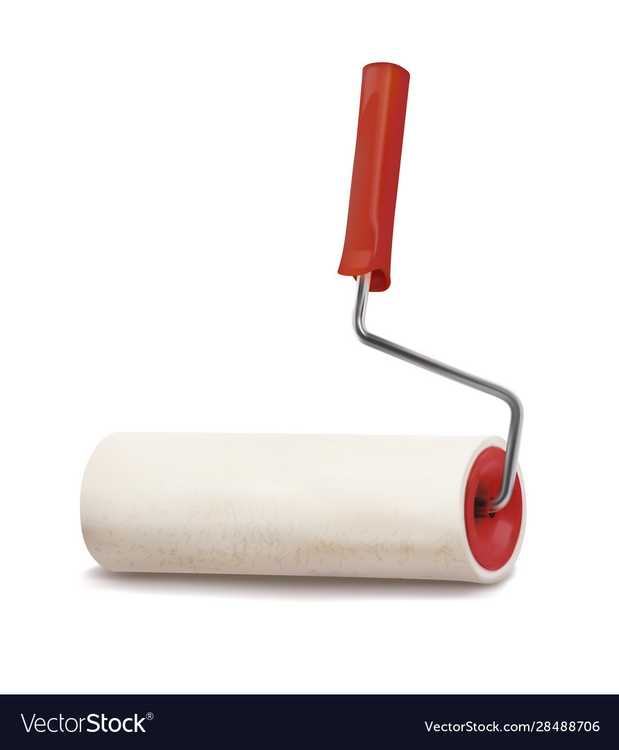 Paint roller Royalty Free Vector Image - VectorStock