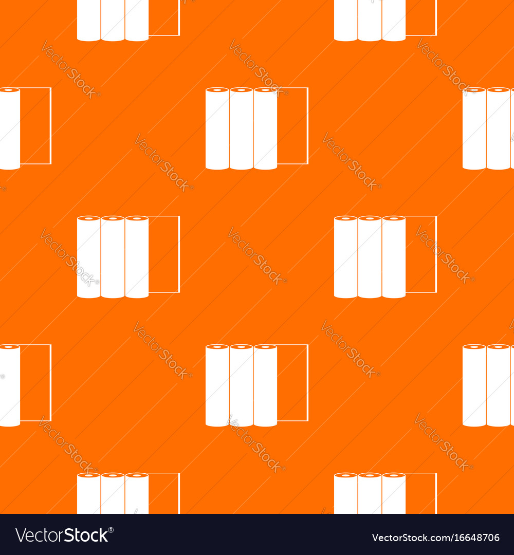 Rolls paper pattern seamless Royalty Free Vector Image