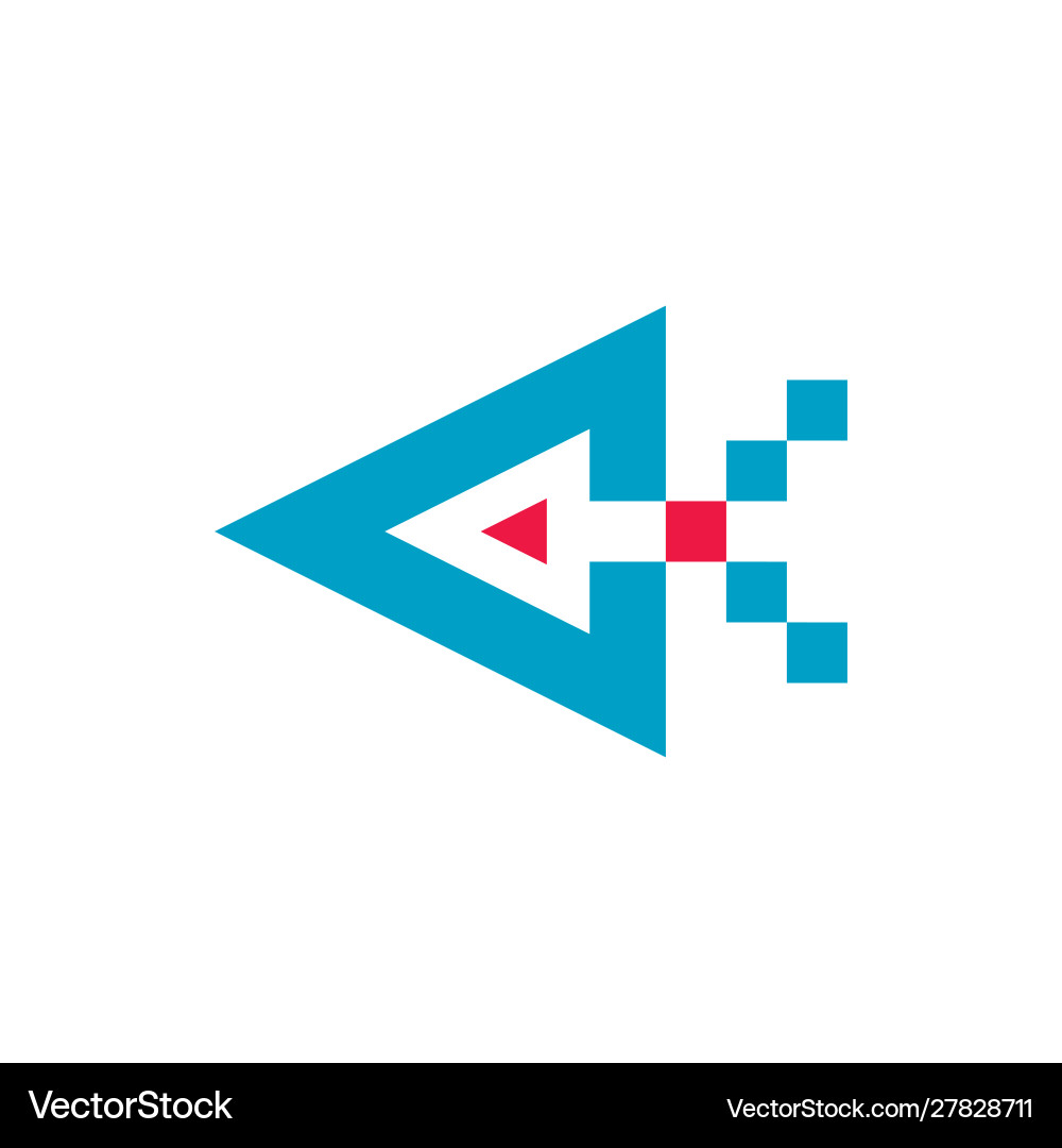 Arrow icon design business strategy direction Vector Image