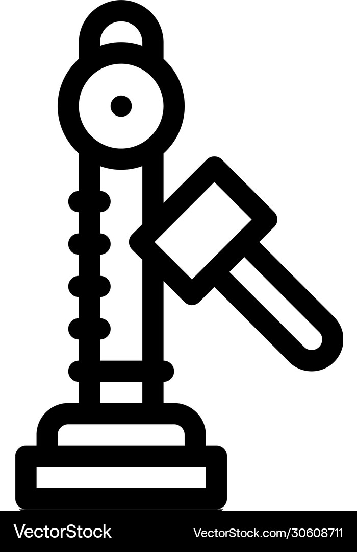 Power attraction to measure strength icon Vector Image