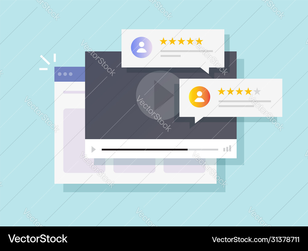 Website video content review testimonial or online
