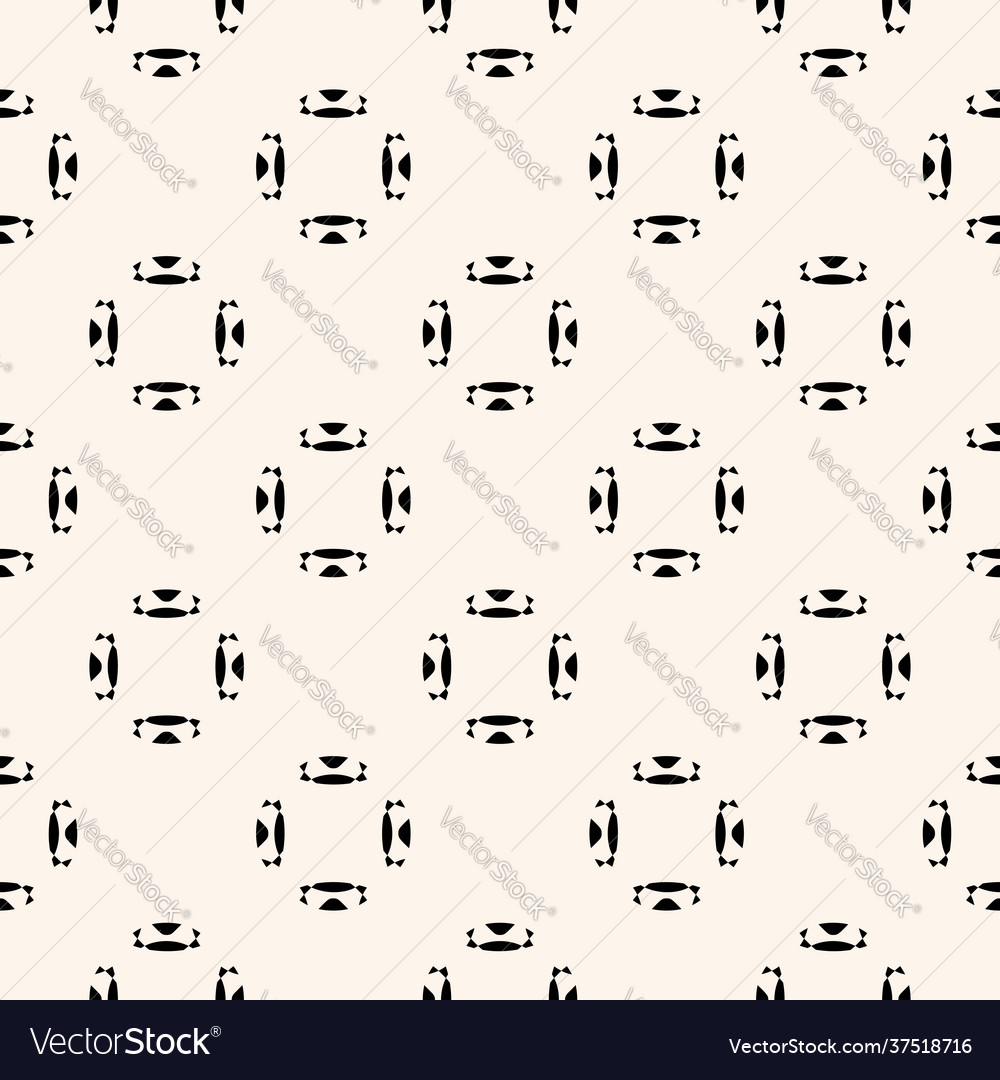 Abstract Monochrome Minimalist Seamless Pattern Vector Image